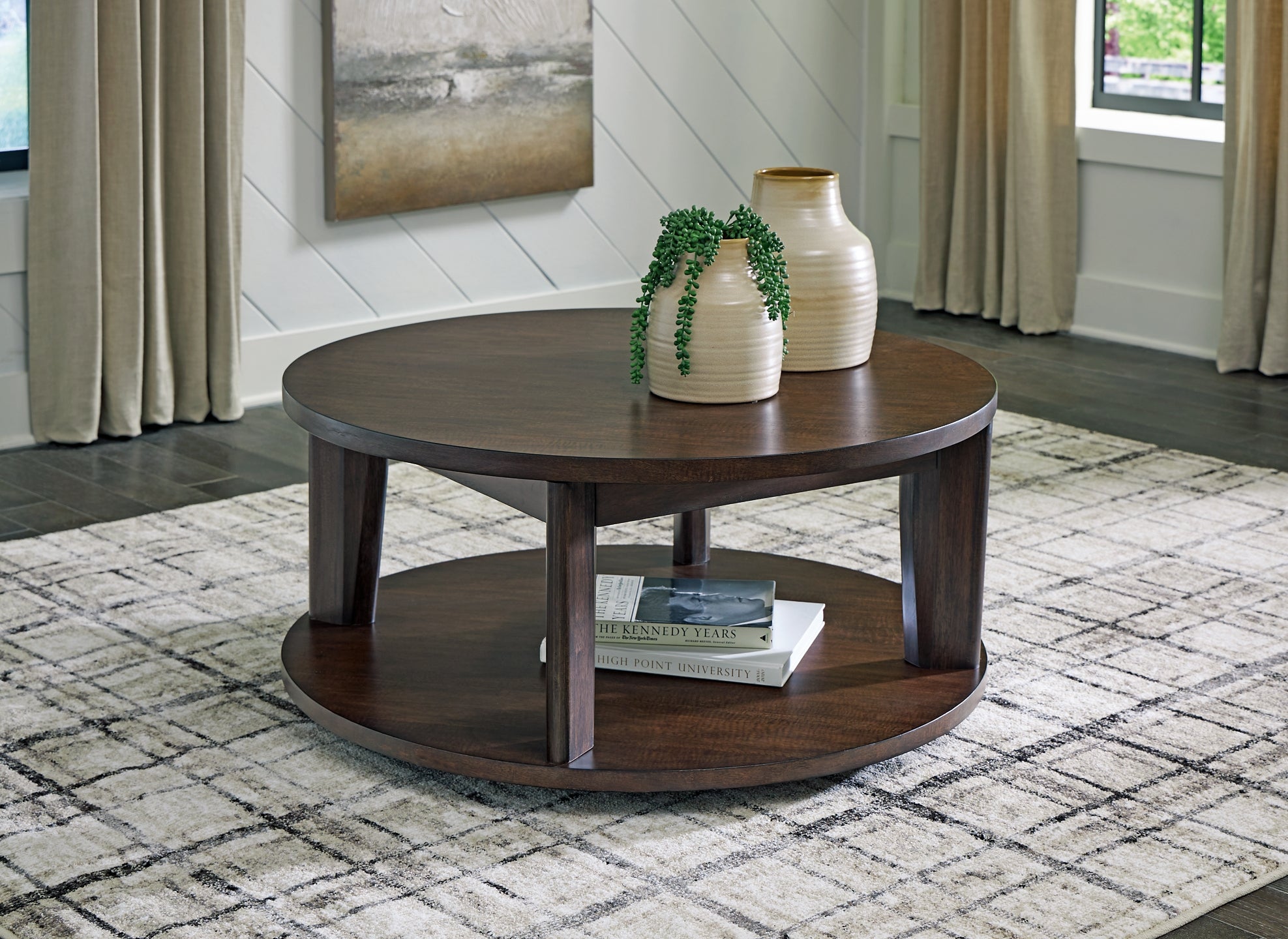 Korestone 2 Round Cocktail Table – Furniture Depot